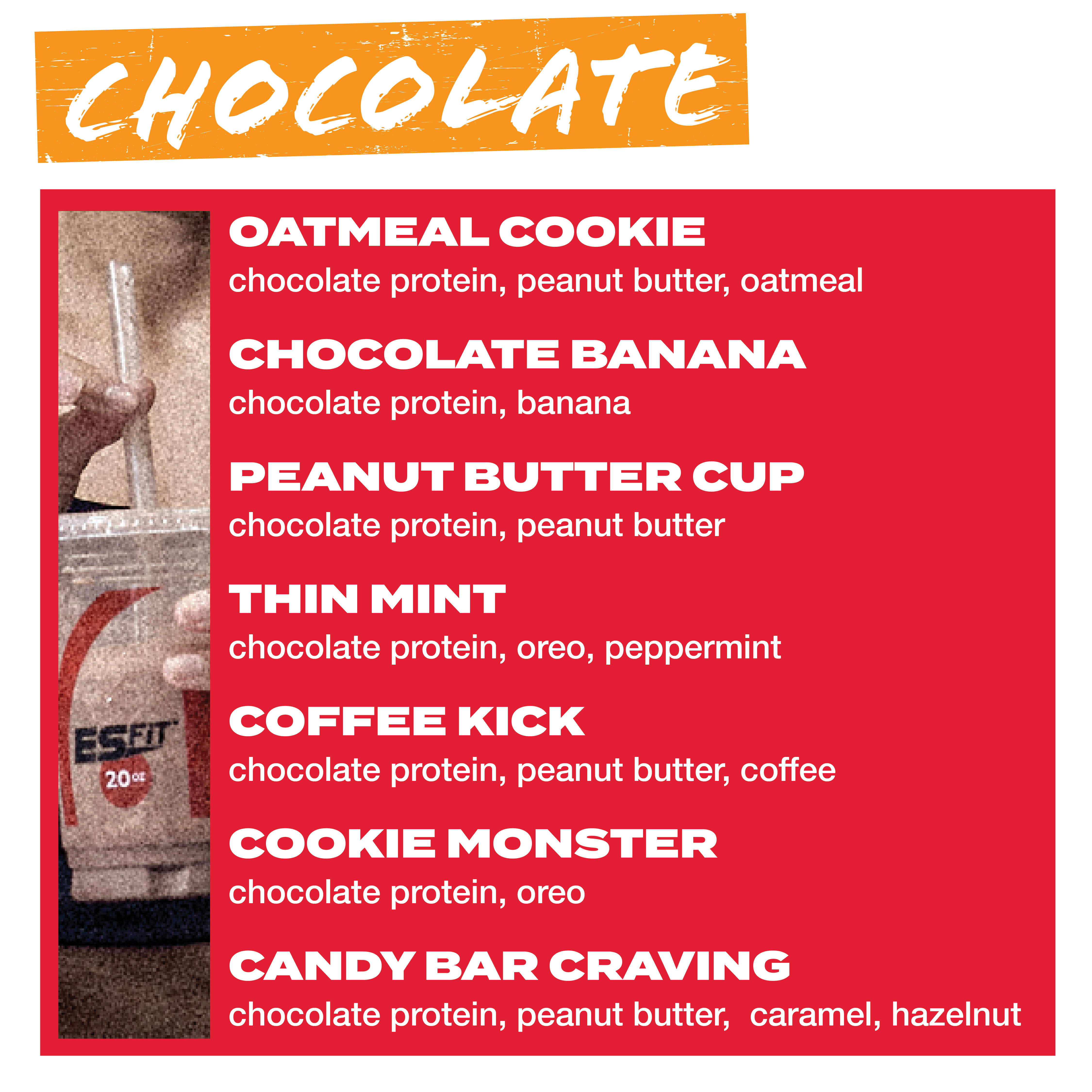 Shake Bar | Shake Menu